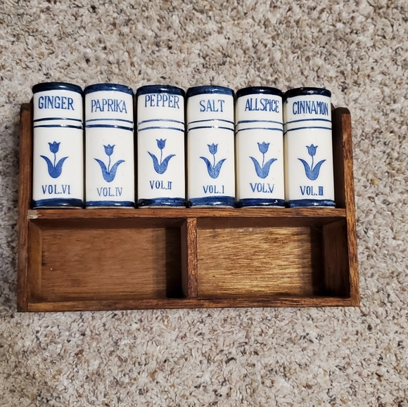 Vintage | Accents | Unique Book Spice Rack Made In Japan Vintage | Poshmark